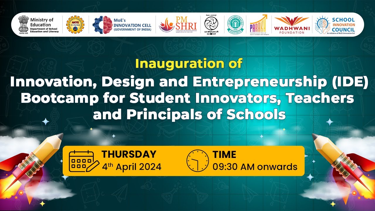 Inauguration of Innovation, Design and Entrepreneurship Boot Camp for ...