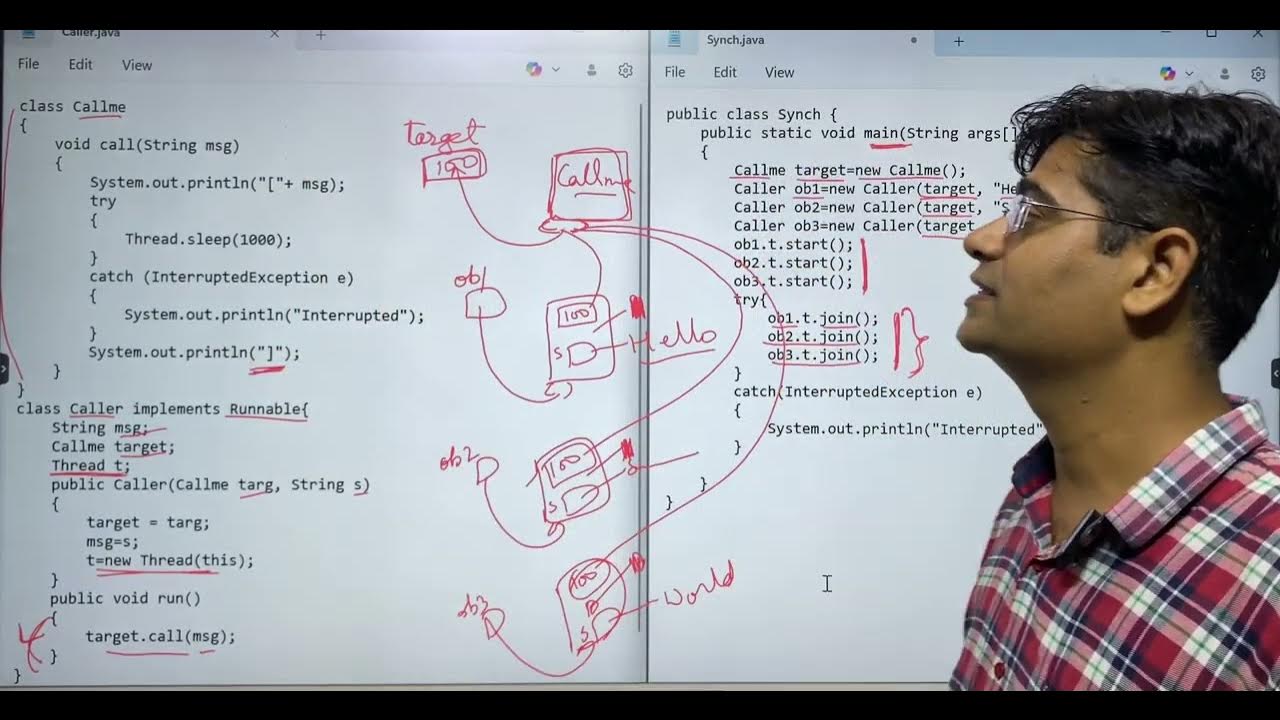 48 Practical Implementation of Synchronisation in MultiThreading(Part 4) | Java Programming ...