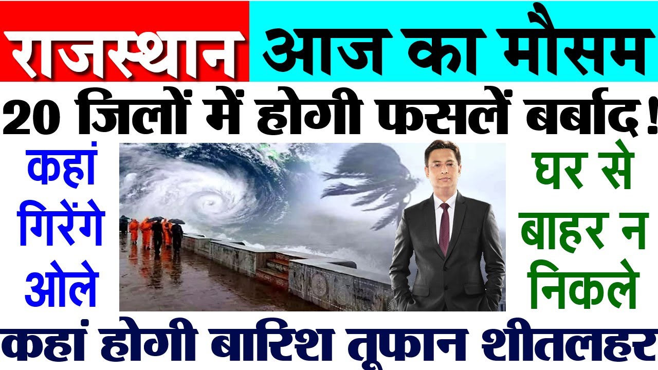 Rajasthan weather report imd satellite images राजस्थान के सभी 33 जिलों ...