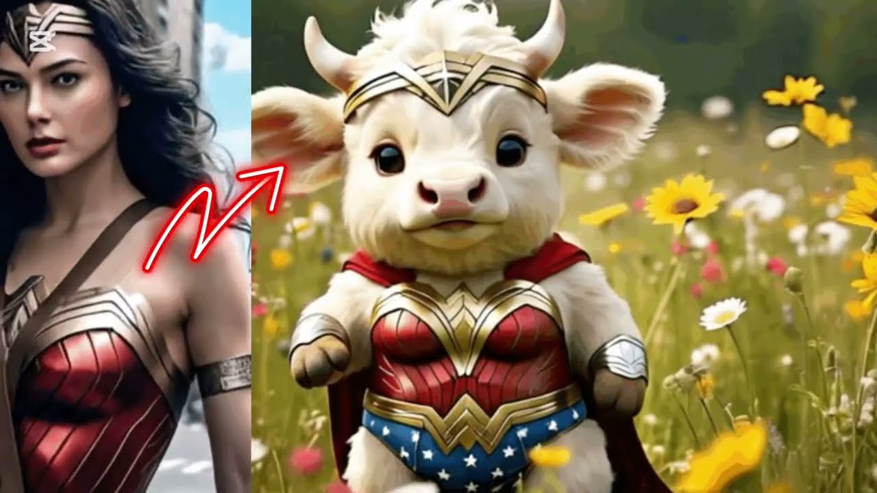 SUPERHEROES AVENGERS BUT COW 🐮 ALL CHARACTERS MARVEL & DC 🔥 AS A COW ...