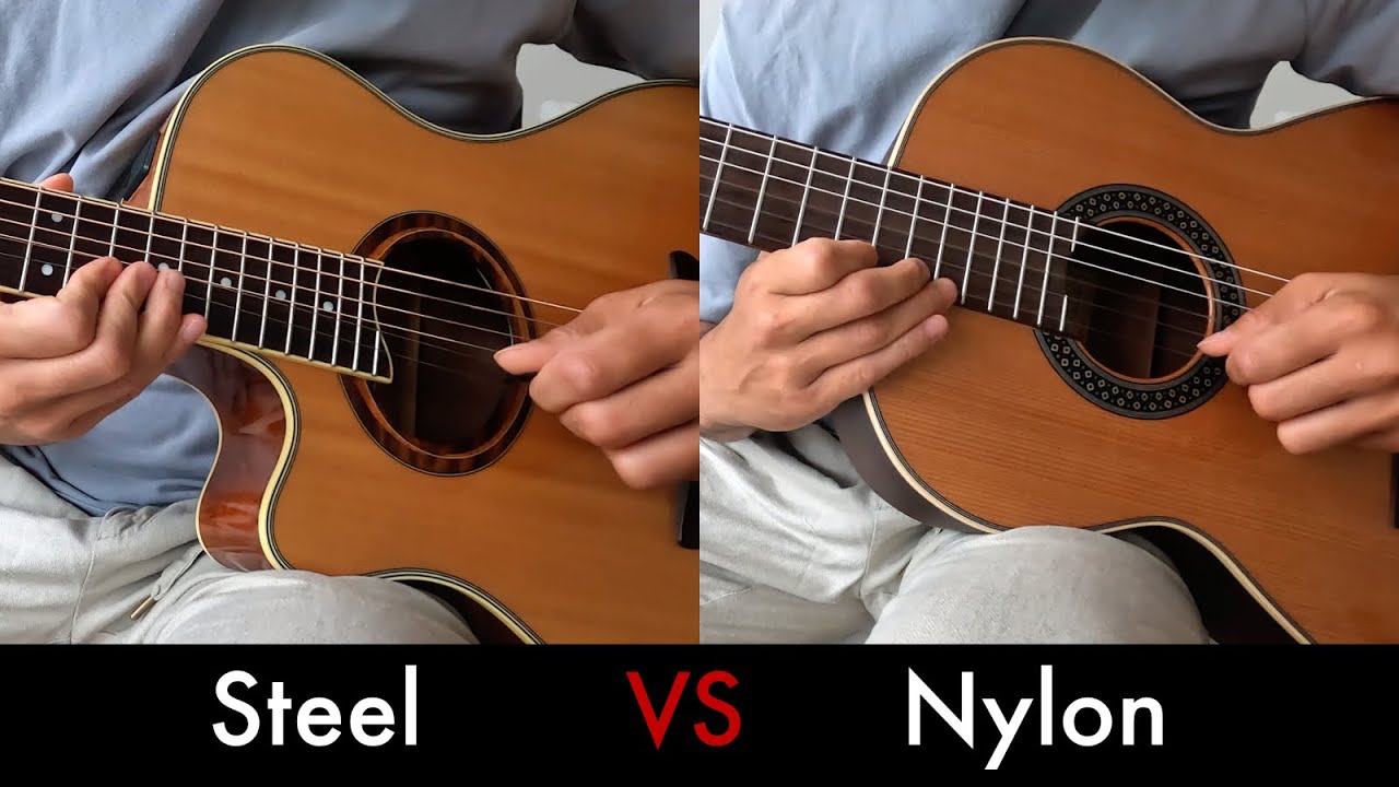 Picking Showdown - Steel String VS Nylon String Guitar - YouTube
