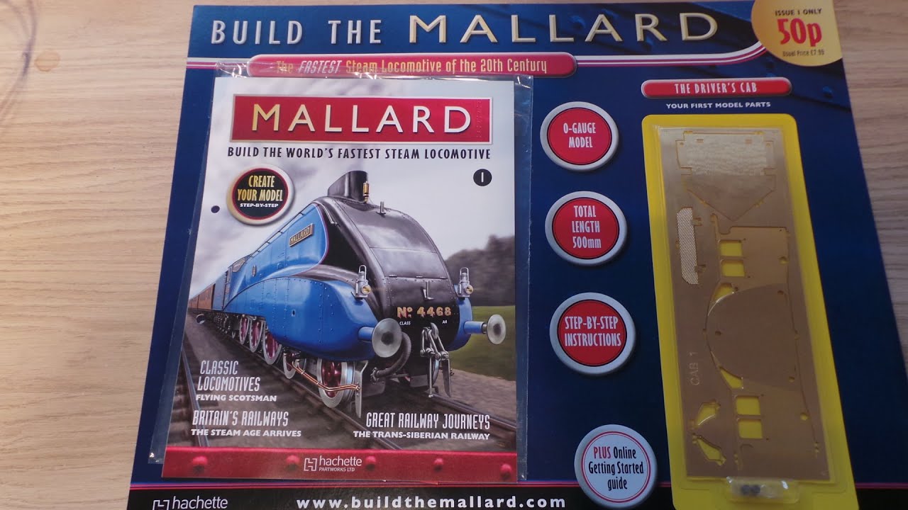 Review Of Hachette Part Works Magazine Build The Mallard Steam Train ...