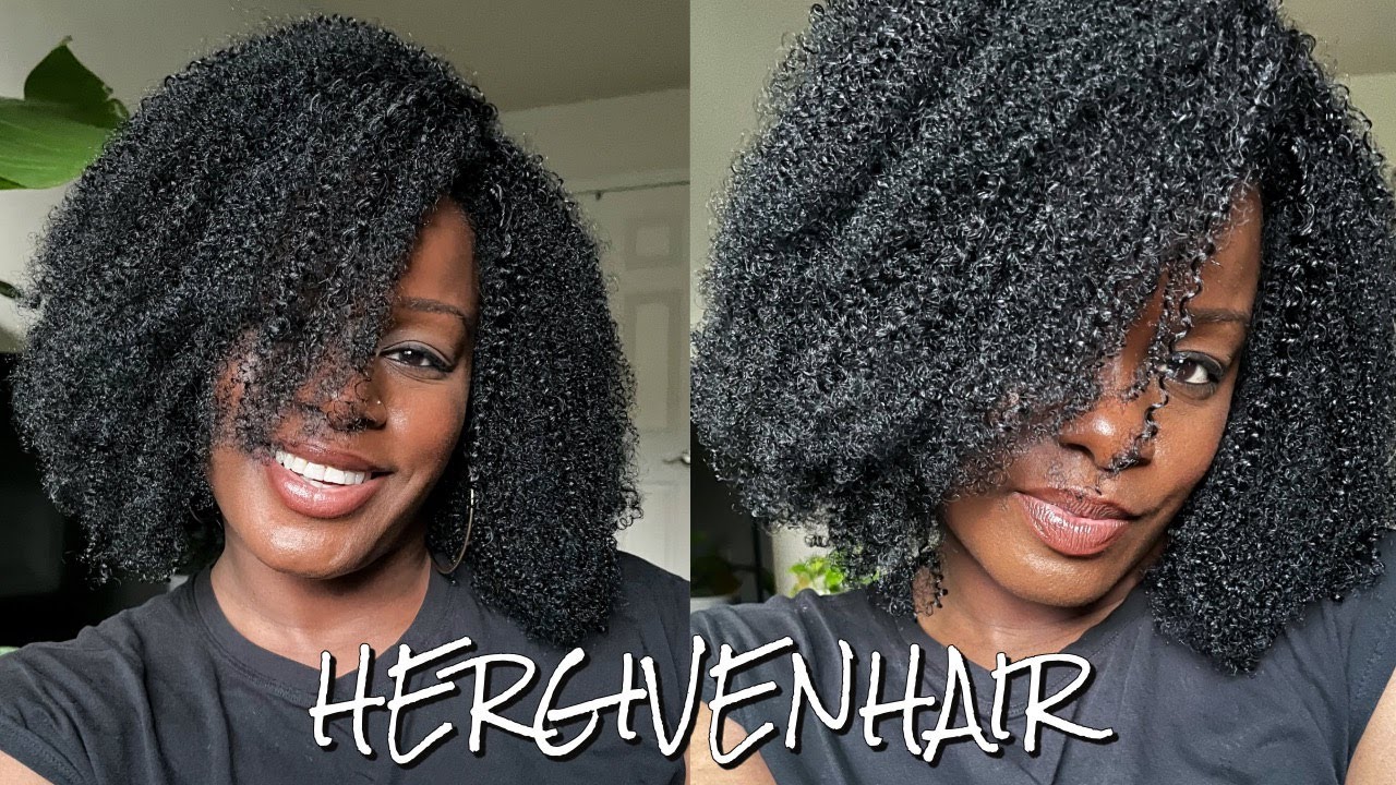 First Time Wearing A Wig! HerGivenHair Kinky & Coily Multi-Textured ...