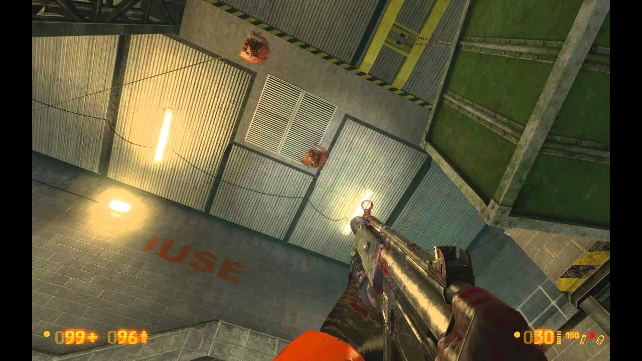 Barnacle eats Headcrab Black Mesa - YouTube