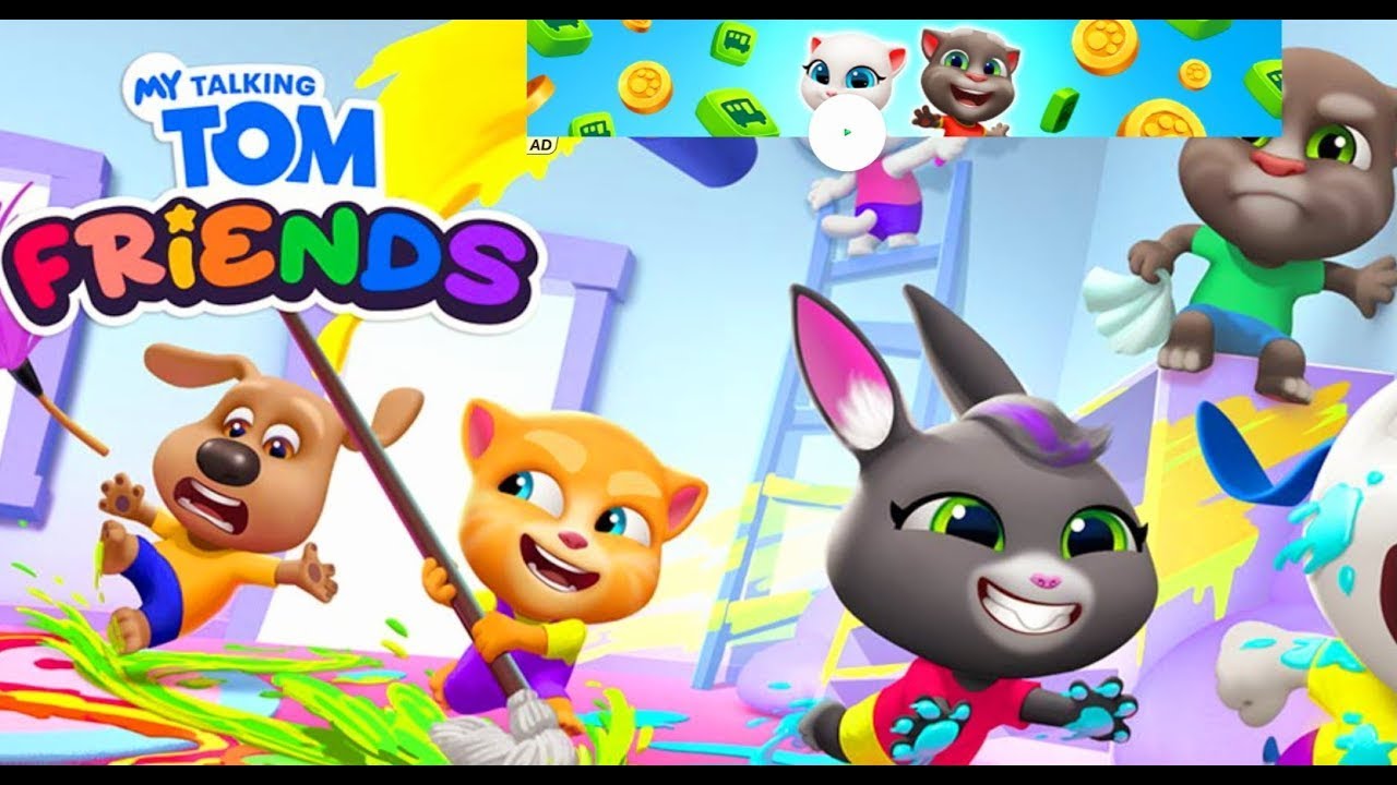 Live 🔴 Play Game Talking tom Gold Run Talking Tom Cartoon Talking Tom ...
