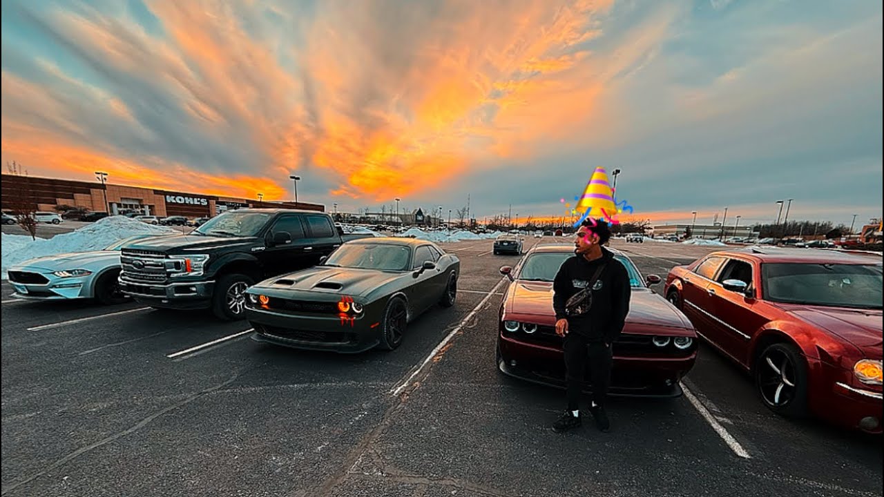 Celebrating my homies birthday with muscle cars! - YouTube