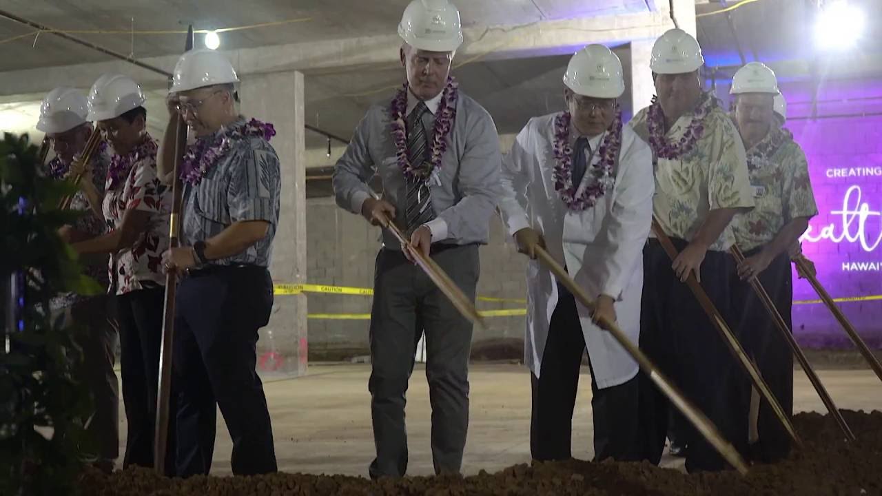Hawaii Pacific Health Cancer Center at Pali Momi Groundbreaking - YouTube