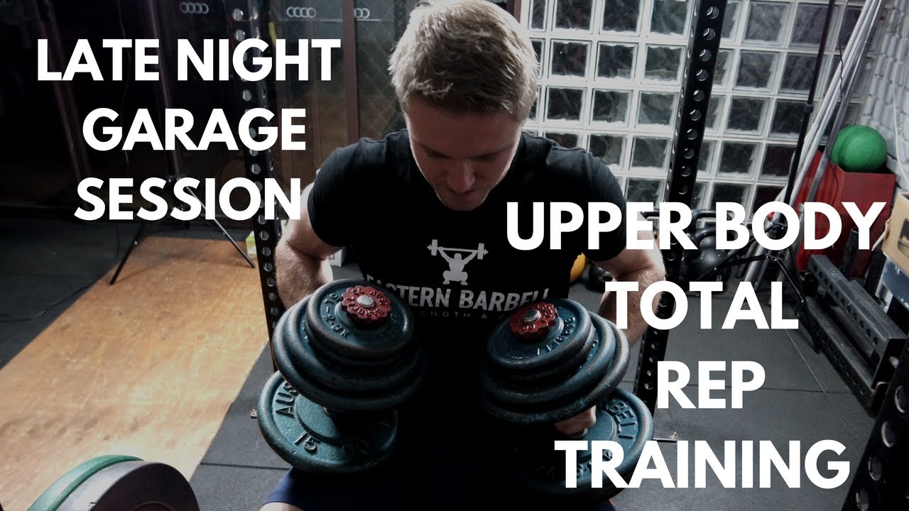 TOTAL REP TRAINING - Garage Gym Session - YouTube