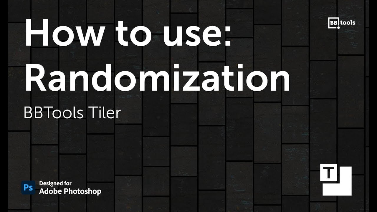 How to use: Randomization (BBTools Tiler plugin for Photoshop) - YouTube