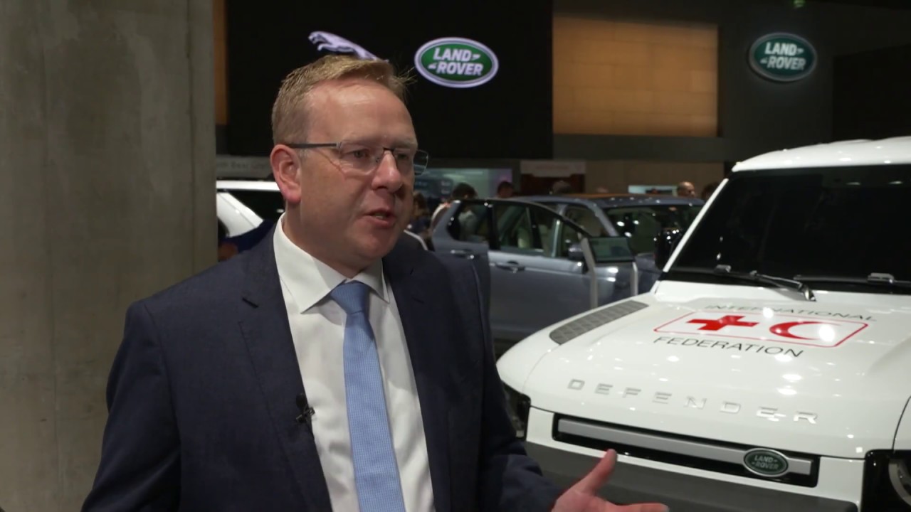 Jaguar Land Rover at 2019 IAA - Nick Collins, Vehicle Line Director ...