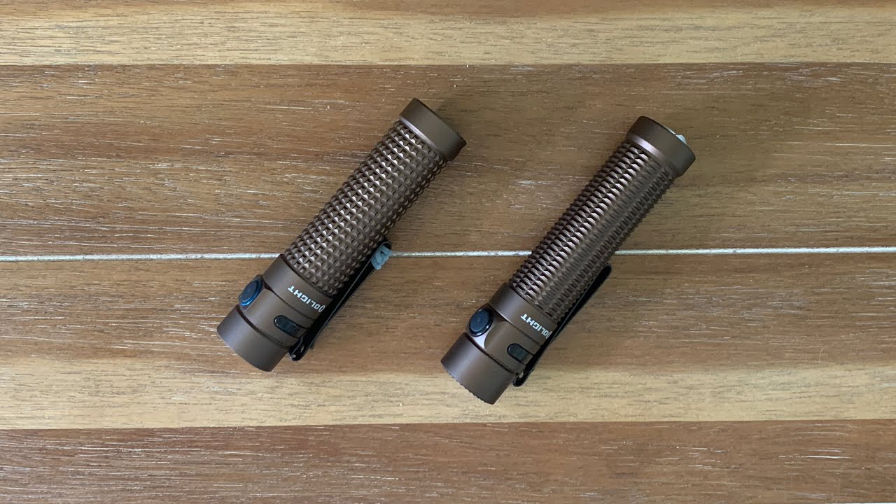 Which to choose!? Olight Warrior Mini Vs S2R Baton II comparison and ...