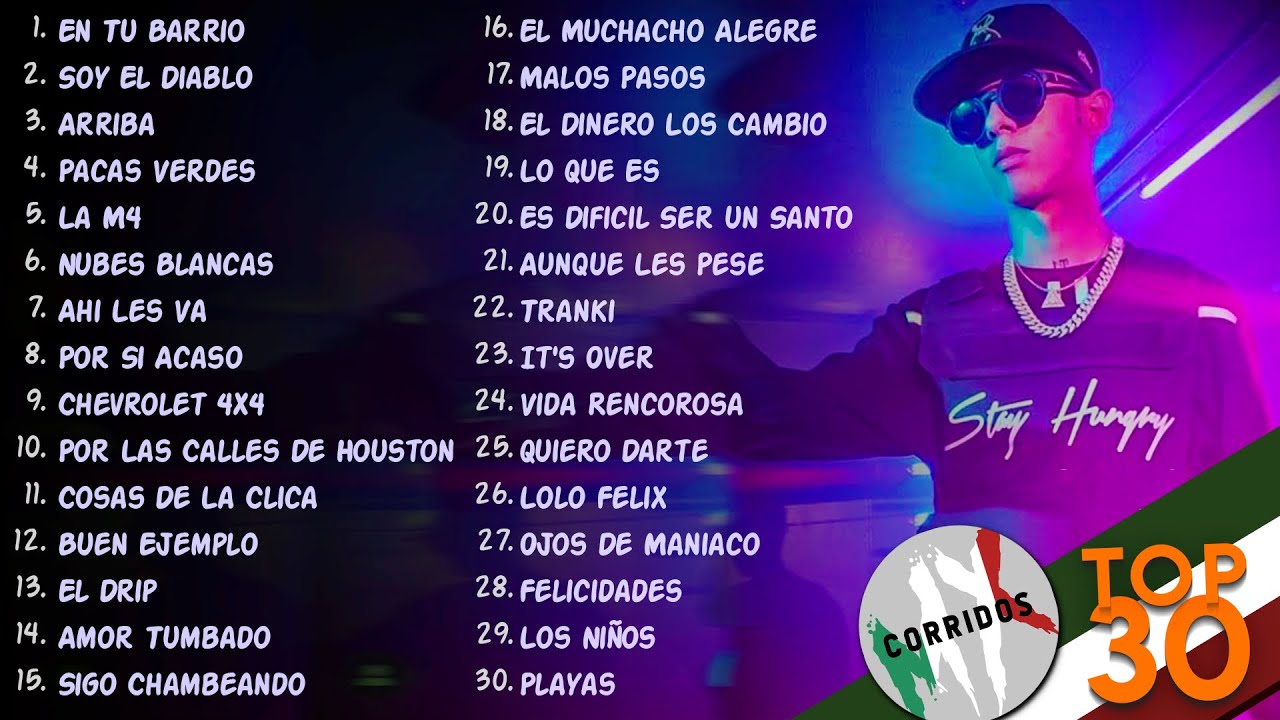 Corridos Mix 2020 | Top 30 | Natanael Cano, Fuerza Regida, Junior H ...