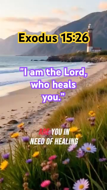 God’s Healing & Strength | Exodus 15:26 #bibleverse #shortvideo - YouTube