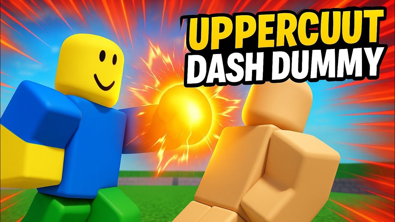 Trying to do uppercut dash on the Dummy :D || pls like and subscribe ...