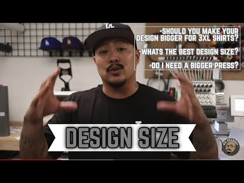 How Big Should Artwork Be For T Shirt Streetwear