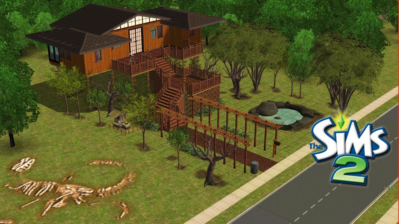 Making a Tree House in the Sims 2 | Speed Build - YouTube