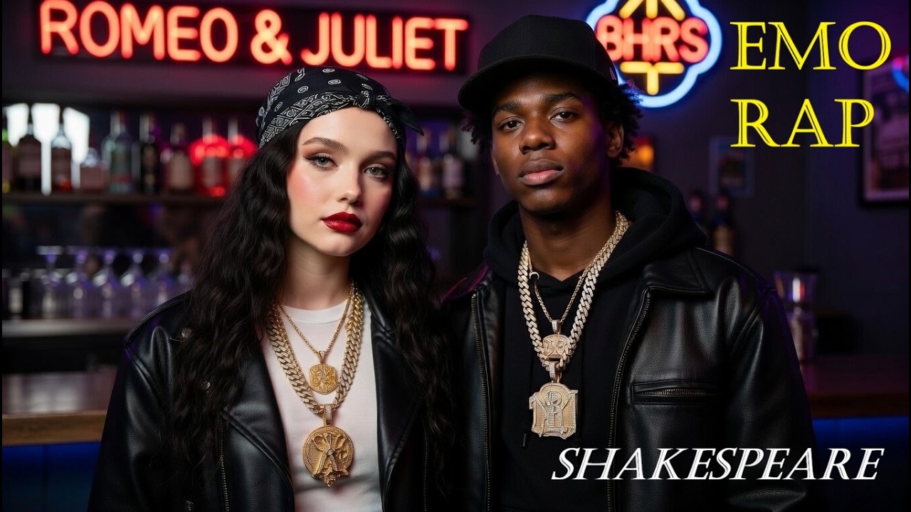 Romeo and Juliet as an Emo Rap Song #shakespeare #literature - YouTube