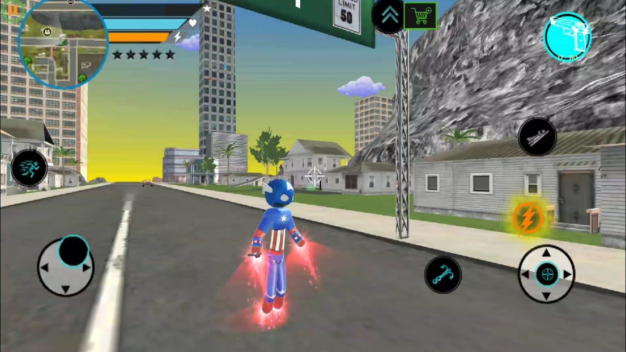 US Robot Stickman Rope Hero - New Stickman Simulator Game - Android ...