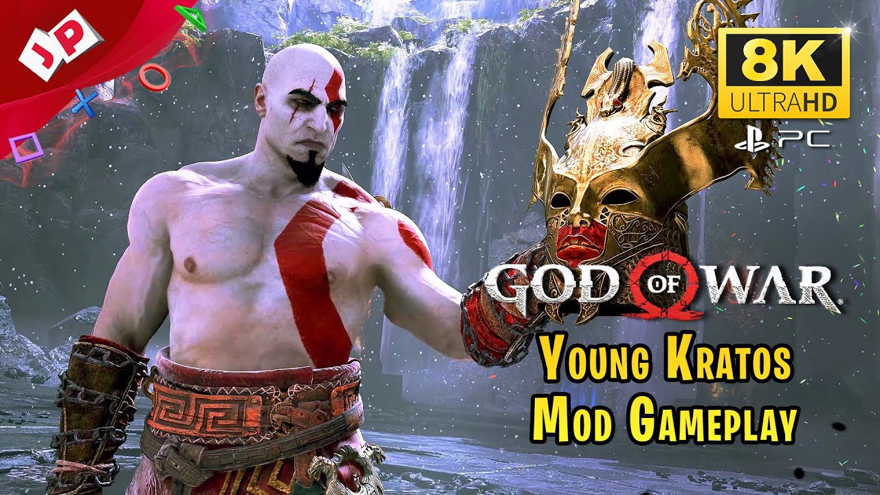 God of War PC Mod Young Kratos vs Valkyrie Queen [8K 60fps] - YouTube
