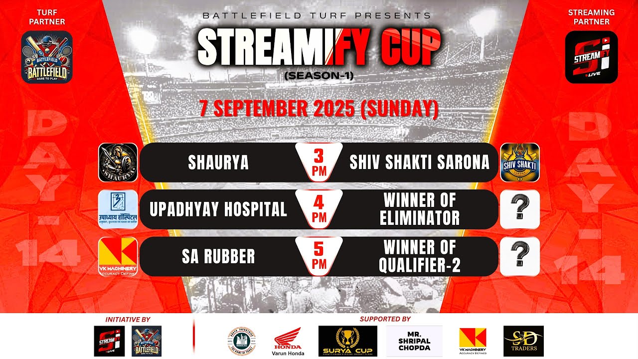 DAY 13 | final day | BATTLEFIELD PRESENT STREAMIFY CUP | SEASON 1 | BOX ...