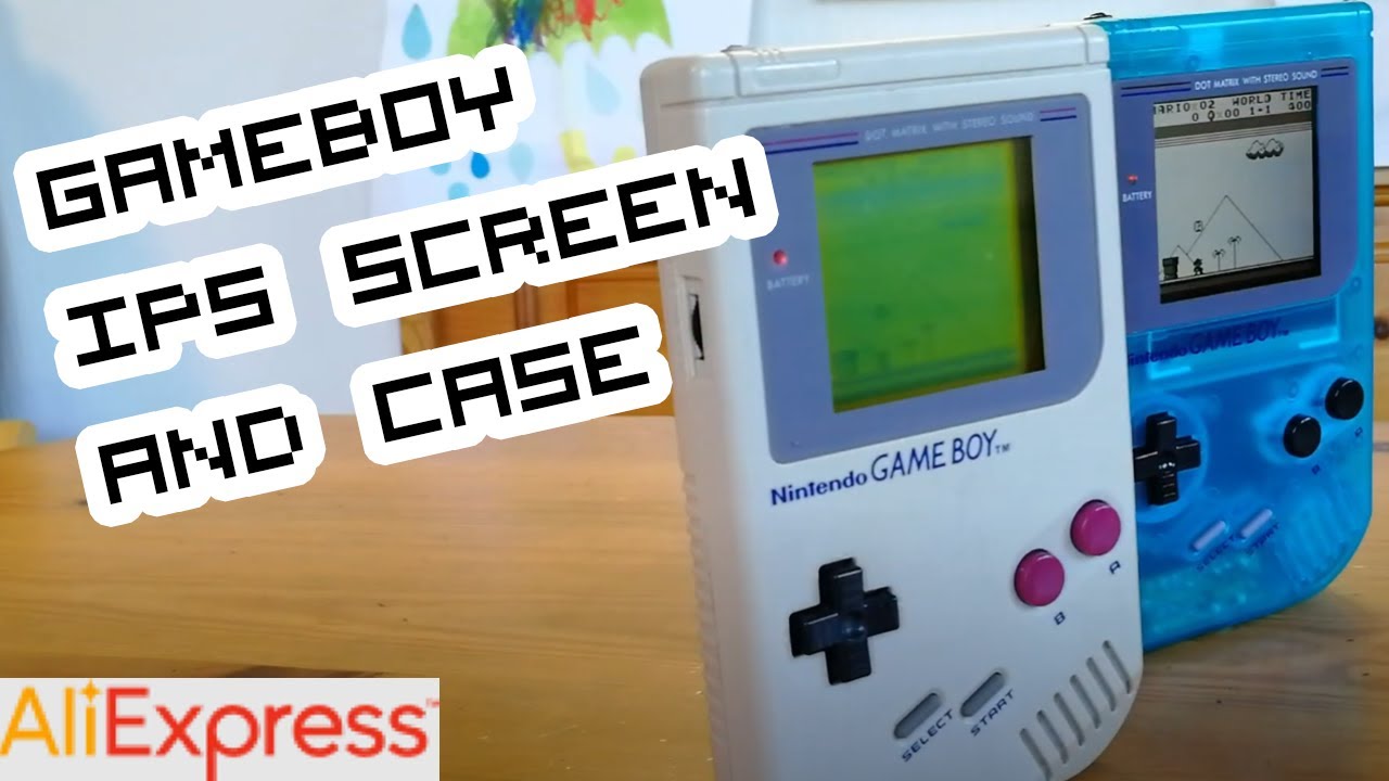 CHEAP GAMEBOY UPGRADE! IPS Display And Case Review - YouTube