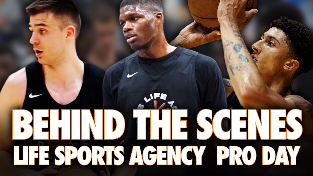 Behind the Scenes of the Life Sports Agency Pro Day with Cedric Coward ...