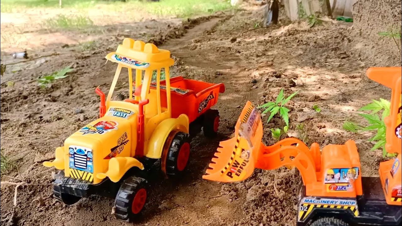new tactor car cartoon video new JCB gari cartoon video 2021 - YouTube