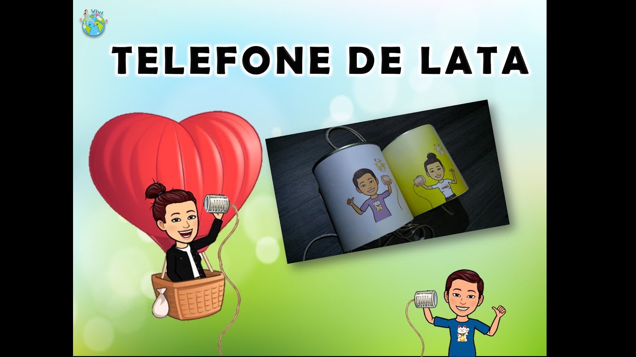 DIY: Faça um telefone de lata. - YouTube