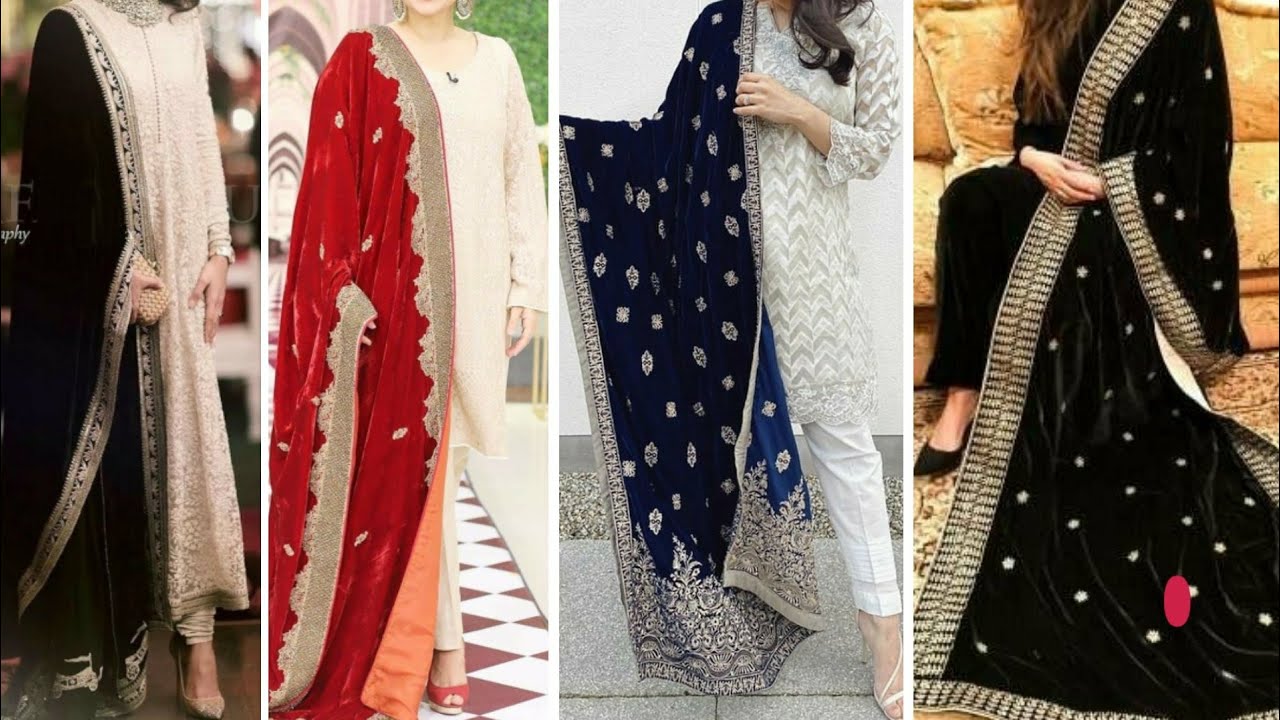 Velvet Shawl New And Latest Designs 2023. - YouTube