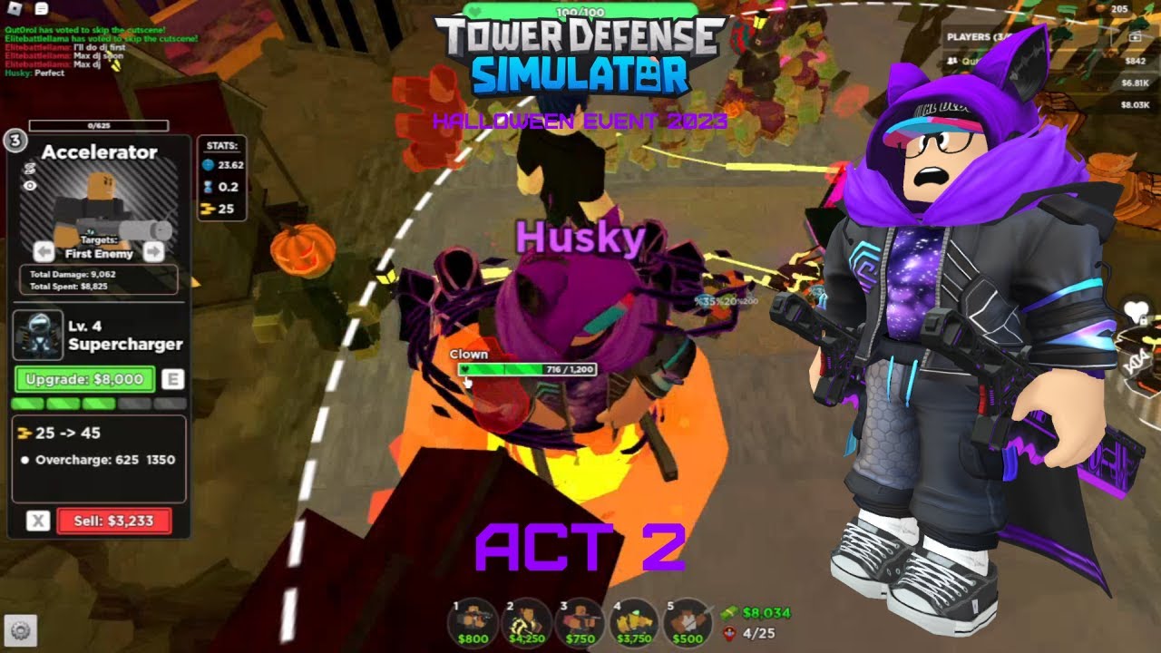 ACT 2... (Roblox Tower Defense Simulator) - YouTube
