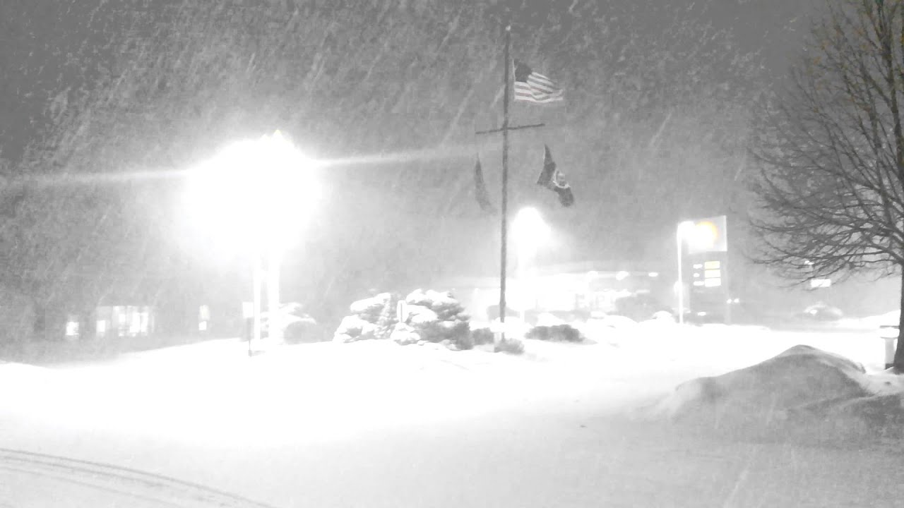 Very heavy snow, 2/14/2014 (early AM) - YouTube