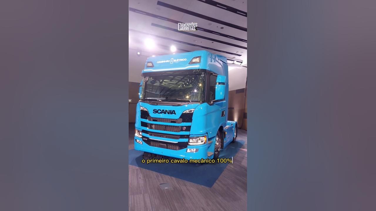 Scania 30 G 100% elétrico no Brasil #caminhão #scania #electric - YouTube
