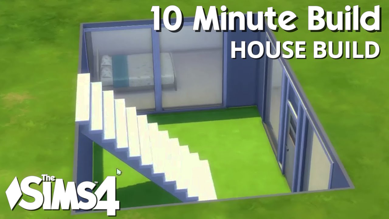 The Sims 4 House Build - 10 Minute Build Challenge - YouTube