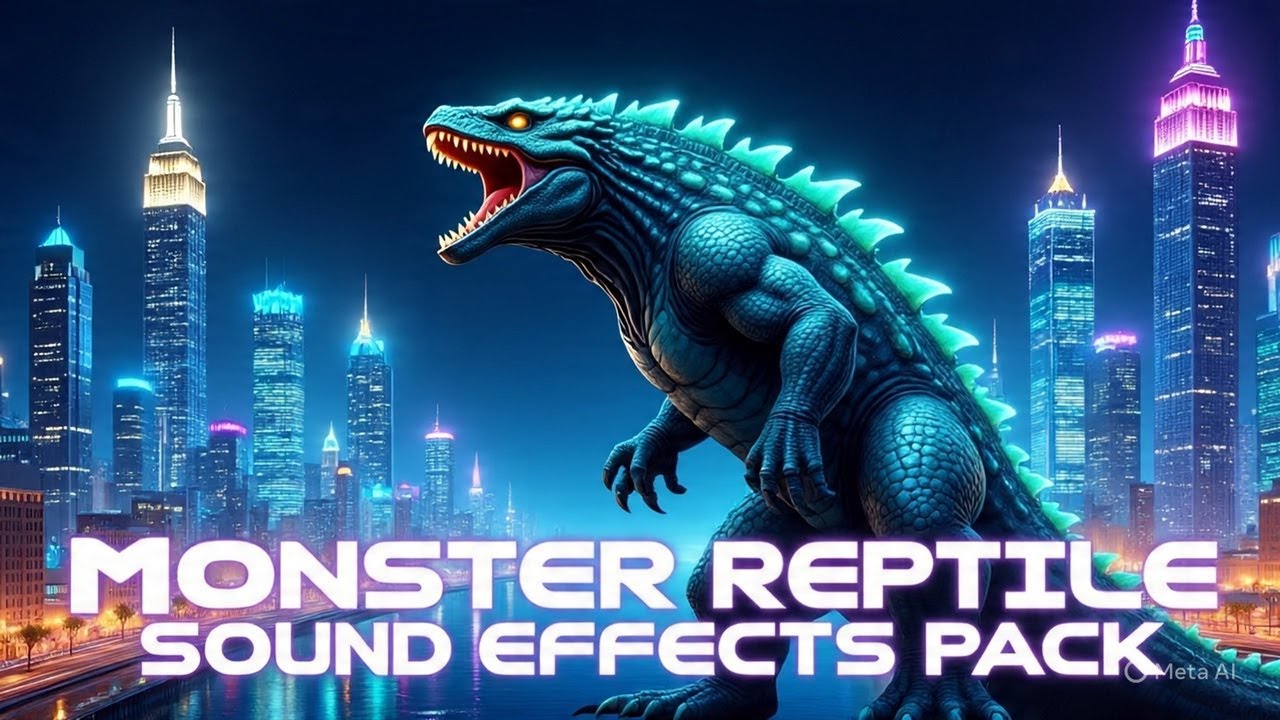 Monster Reptile Sound Effects Pack – Roars, Growls, Hisses & Attacks ...