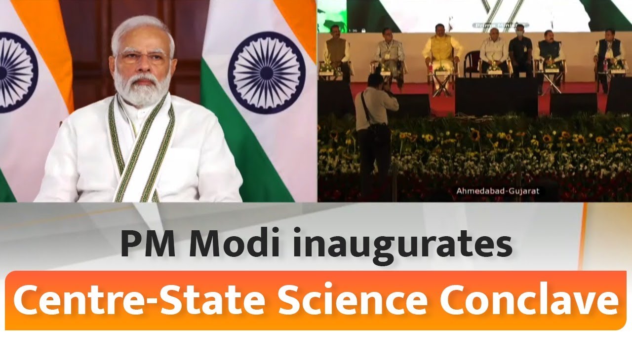 PM Modi inaugurates Centre-State Science Conclave - YouTube