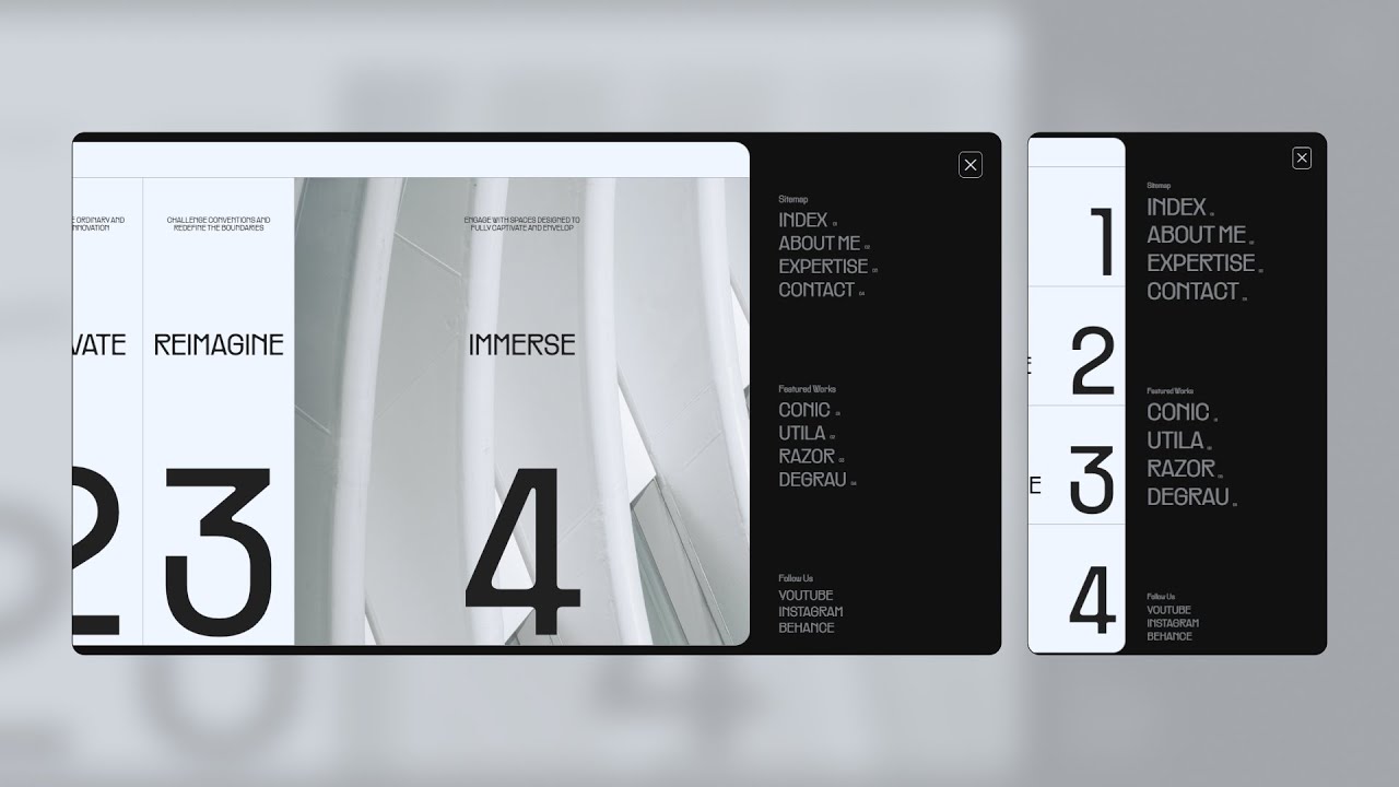 Side Menu Animation Aards Rebuild Part 2 Html Css Js Youtube