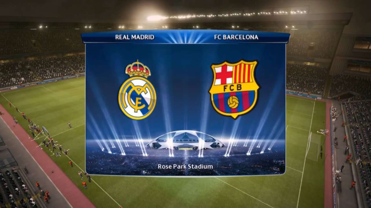 Pes 2013 { Real Madrid vs Barcelona } el classico - YouTube