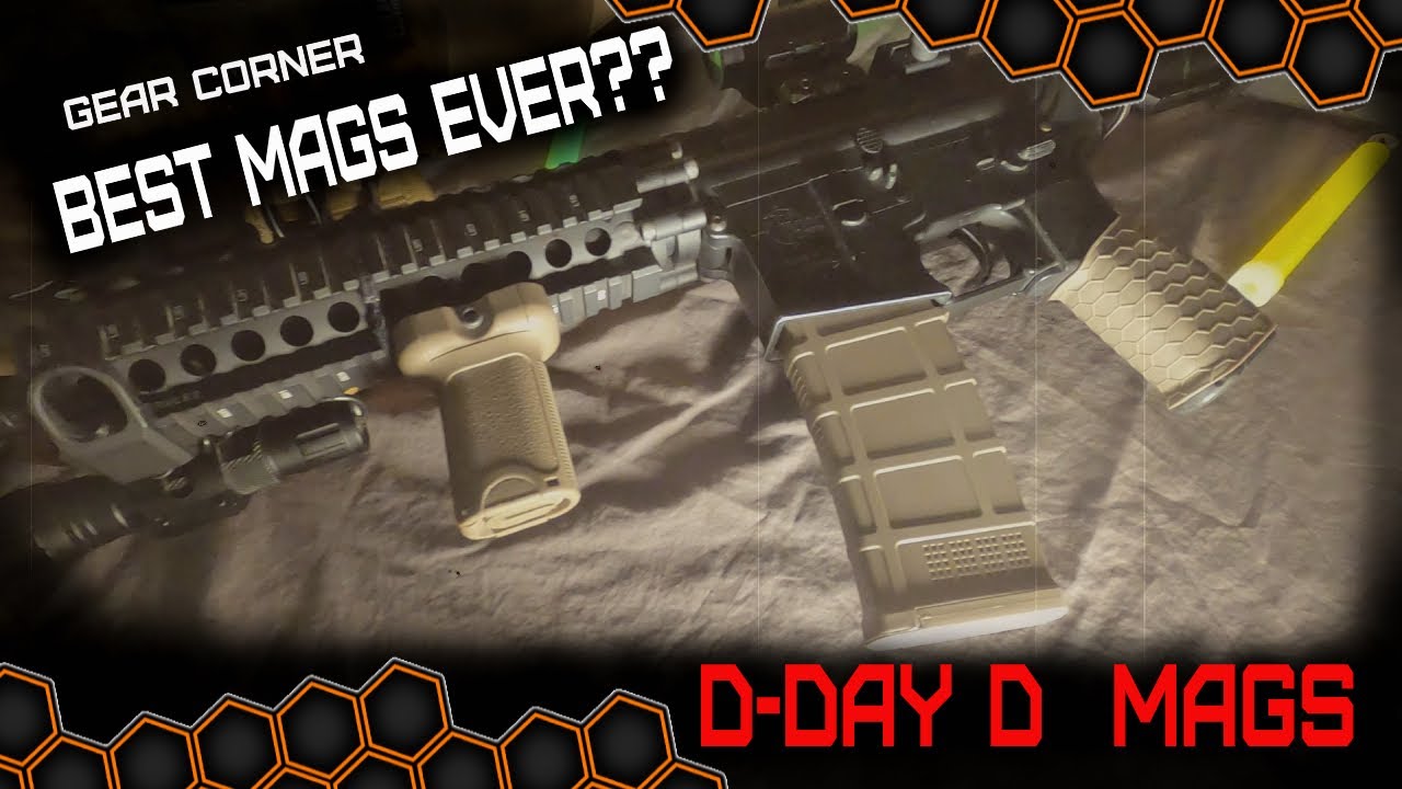 Airsoft D-Day D Mags - Best Mags ever? - Unboxing - YouTube