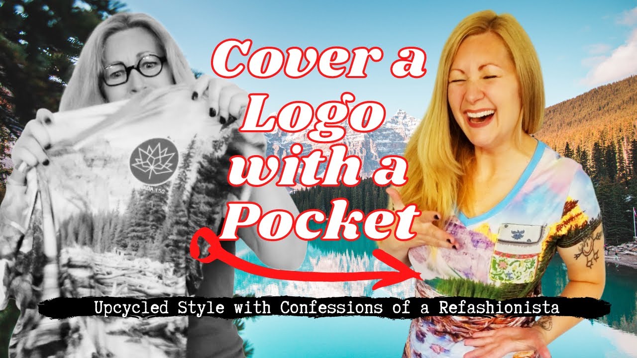 How to Cover a Logo - A DIY Pocket Tutorial - YouTube