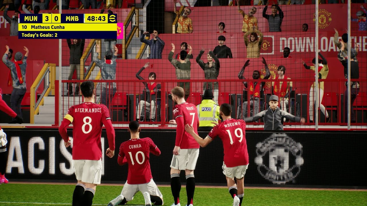 Manchester United vs Manchester City Highlights | eFootball game play ...