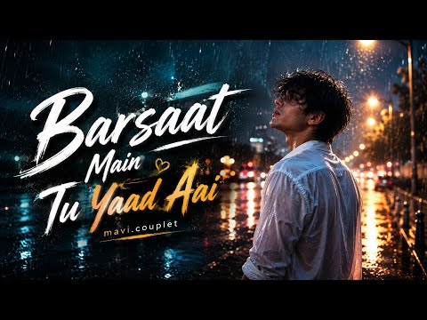Barsaat Main Tu Yaad Ai | Official Lyric Video | Mavi Couplet 