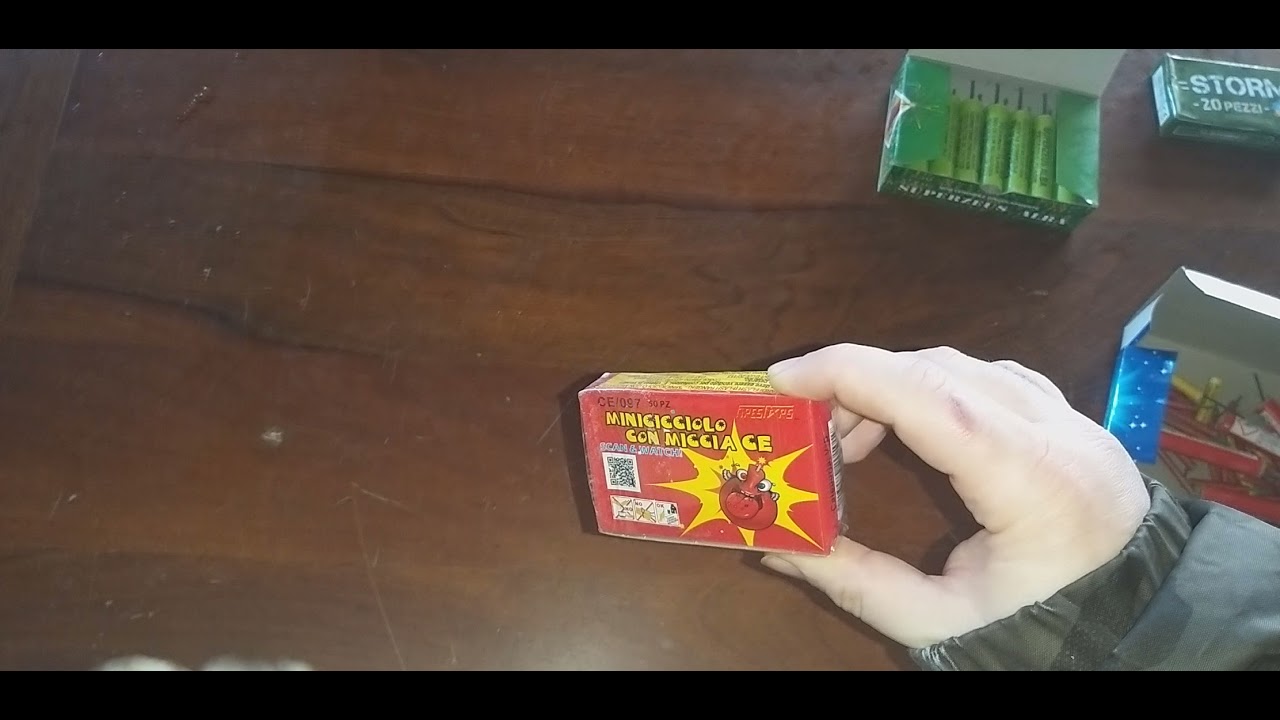 petardi botti minicicciolo firestar - YouTube