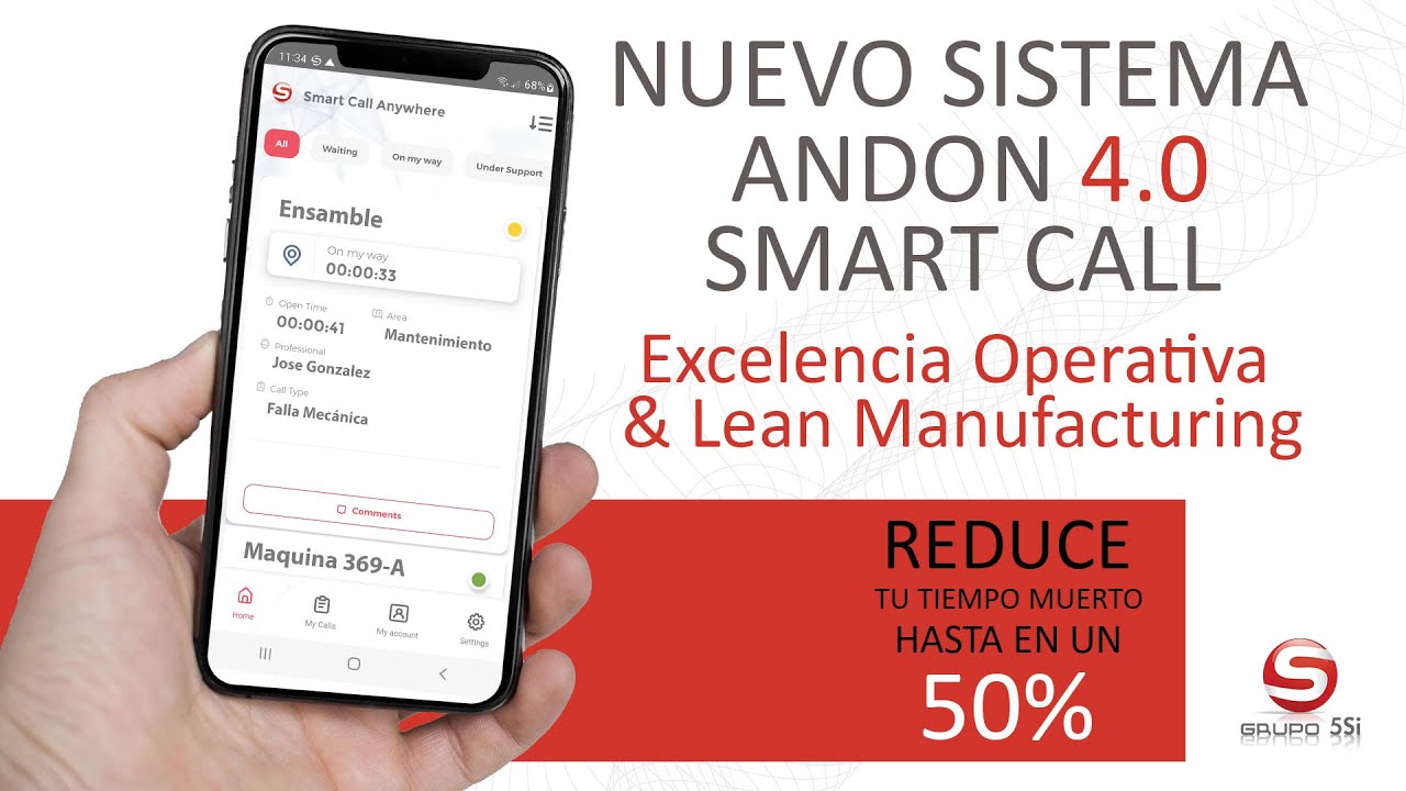 Nuevo Sistema Andon Industrial - Sistema de llamado Inteligente - YouTube