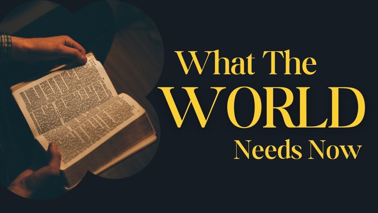 WHAT THE WORLD NEEDS NOW | Pastor David Jacinto | Sunday, 04/27/25 ...