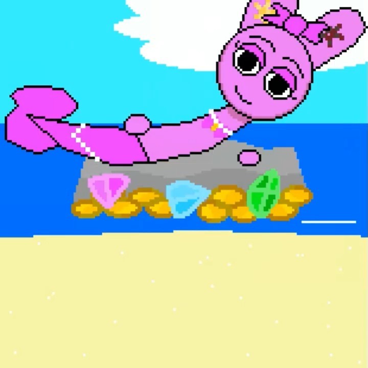 Oren Coming Across Pinki as a Mermaid, Cut! Incredibox Sprunki ...
