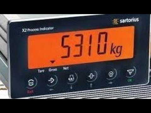 X2 process indicator#setorius intec# CONTROLLER LOAD CELL# CELIBRECTION ...