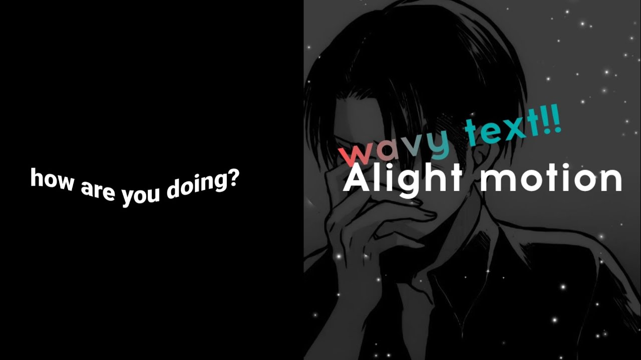 Wave Text Tutorial - Alight Motion |Free Preset!! - YouTube