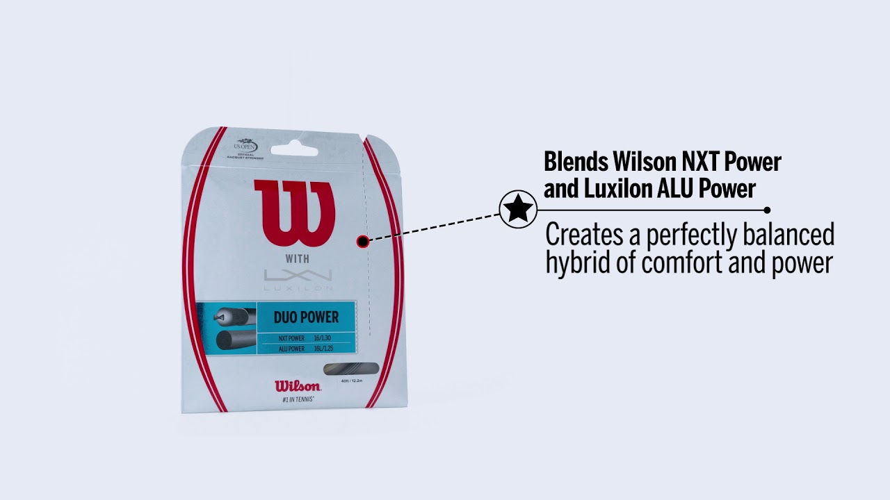 Wilson Duo Power HYBRID - YouTube