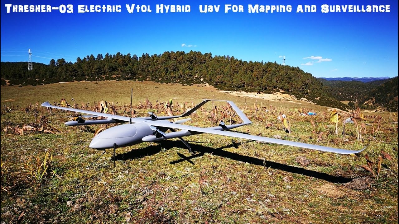 Thresher-03 Electric Vtol Hybrid Uav For Mapping And Surveillance - YouTube