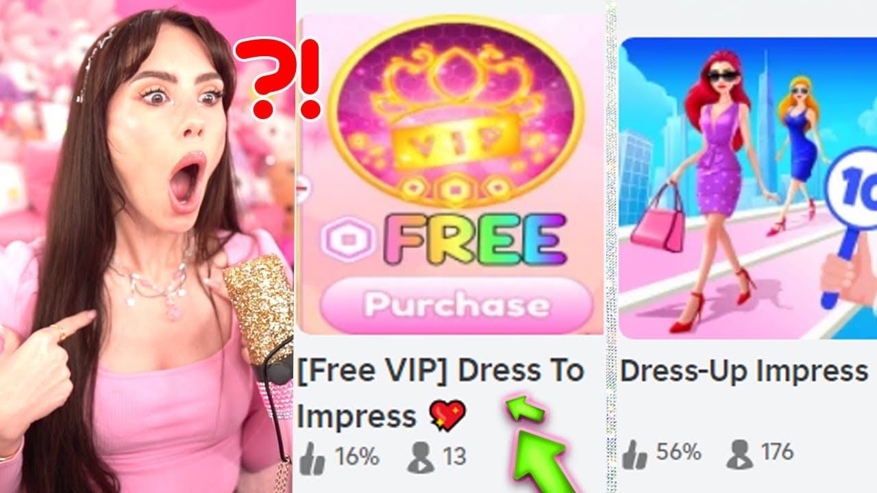 I Played Every FAKE Dress To Impress Game Made - YouTube